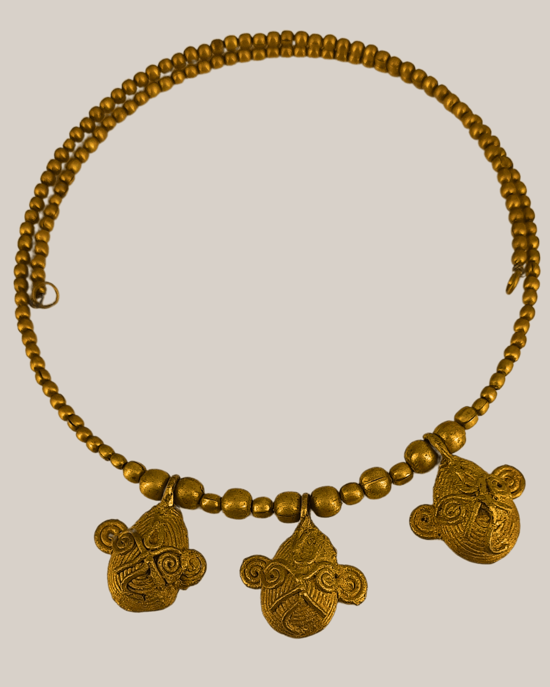 Dokra Hansuli Necklace – WISHMYCRAFT.COM